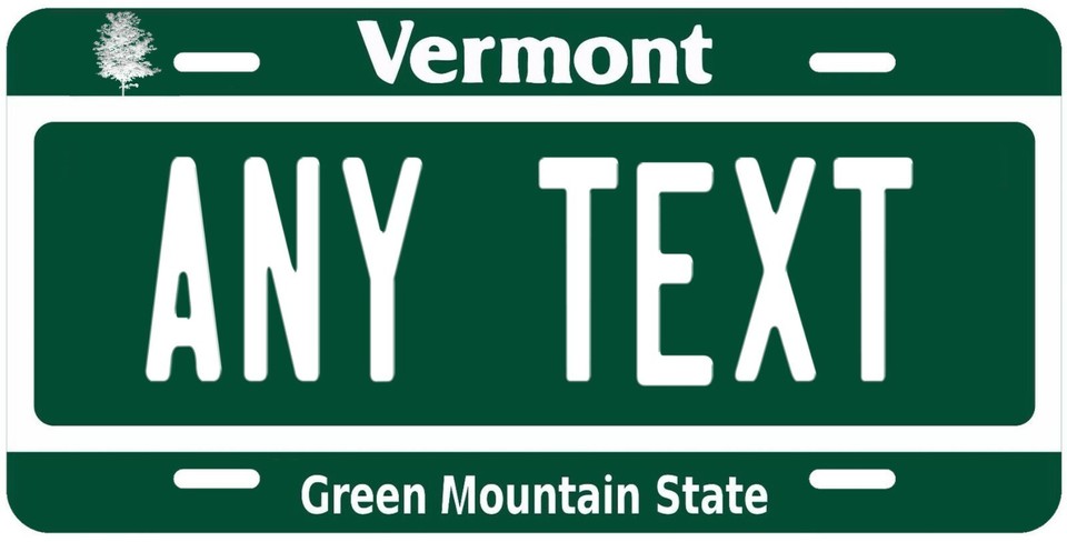 Vintage State License Metal Plate Tag Customized Auto Car Bicycle RV ...