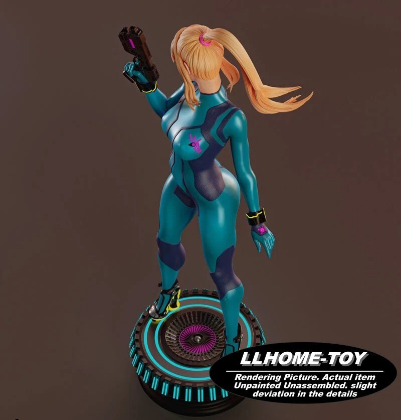 1/24 8cm tall Samus Aran 3D Print Garage Kit Figure Model Unpainted ...