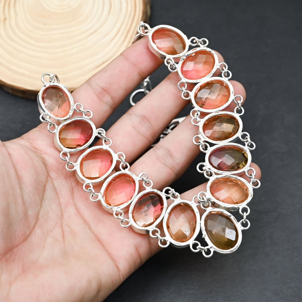 Mozambique Garnet Gemstone Handmade 925 Sterling Silver Jewelry ...