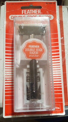 Feather Double Edge Razor NEW Factory Sealed Japan Shaving 800-1B | eBay