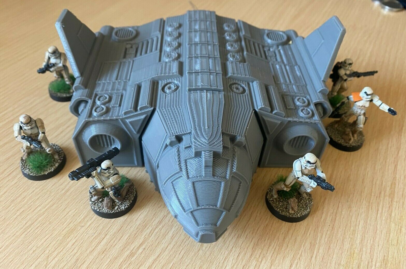 Troop Shuttle Star Wars Legion Terrain - 40K | eBay