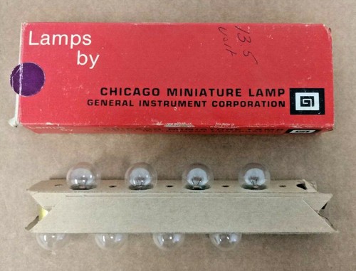 Lot of 8 Chicago Miniature CM68 Lamps Light Bulbs 13.5 Volt CM 68 | eBay