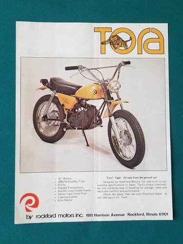 Bridgestone/Rockford Motors Tora Brochure (e4v) | eBay