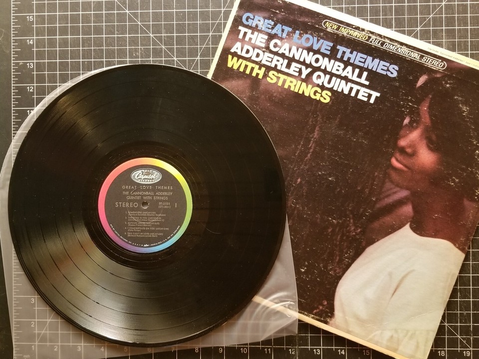 CANNONBALL ADDERLEY Great Love Themes LP 1966 1ST PRESS w/ Strings ...