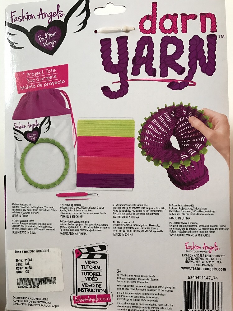 Fashion Angels Darn Yarn Kit