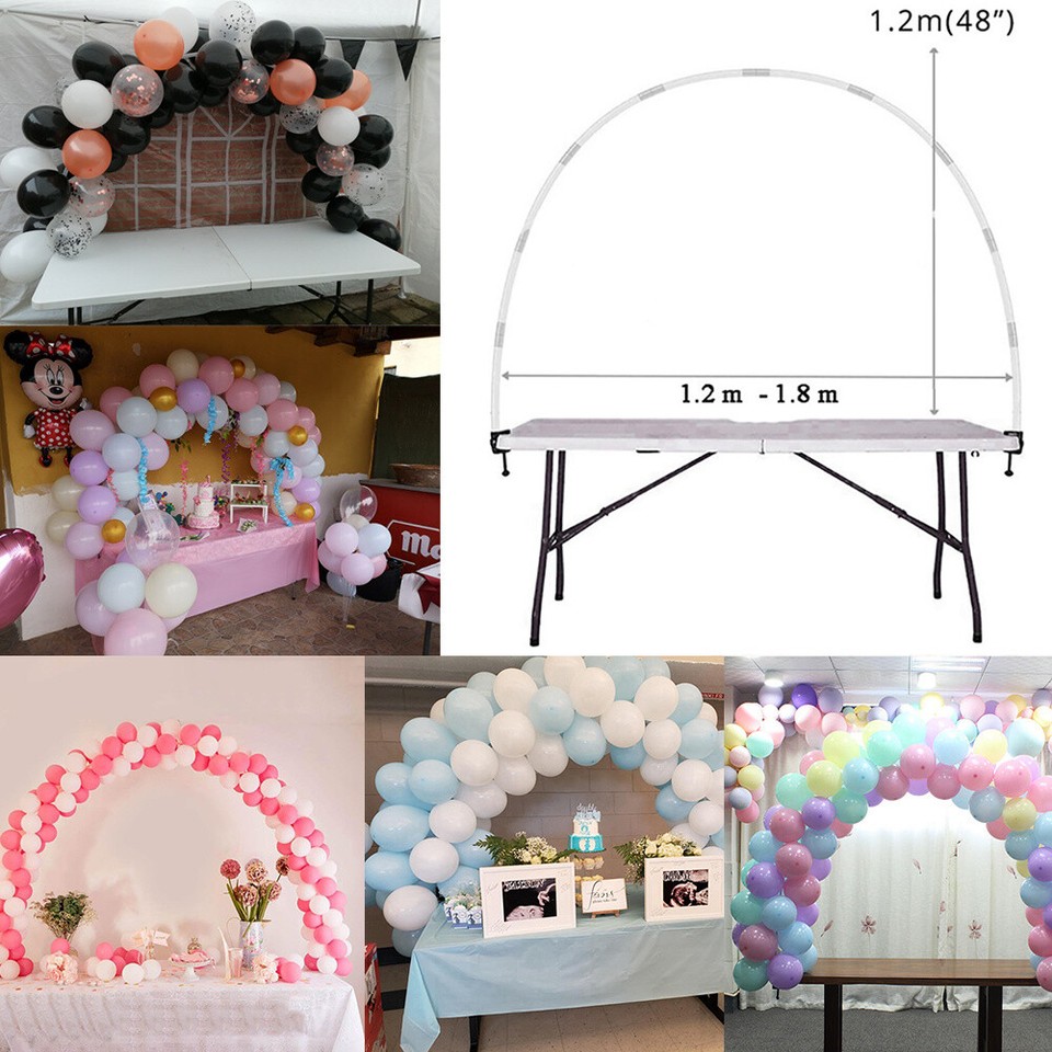 Clamp Balloon Arch Kit with Connectors Table Top Decoration for ...