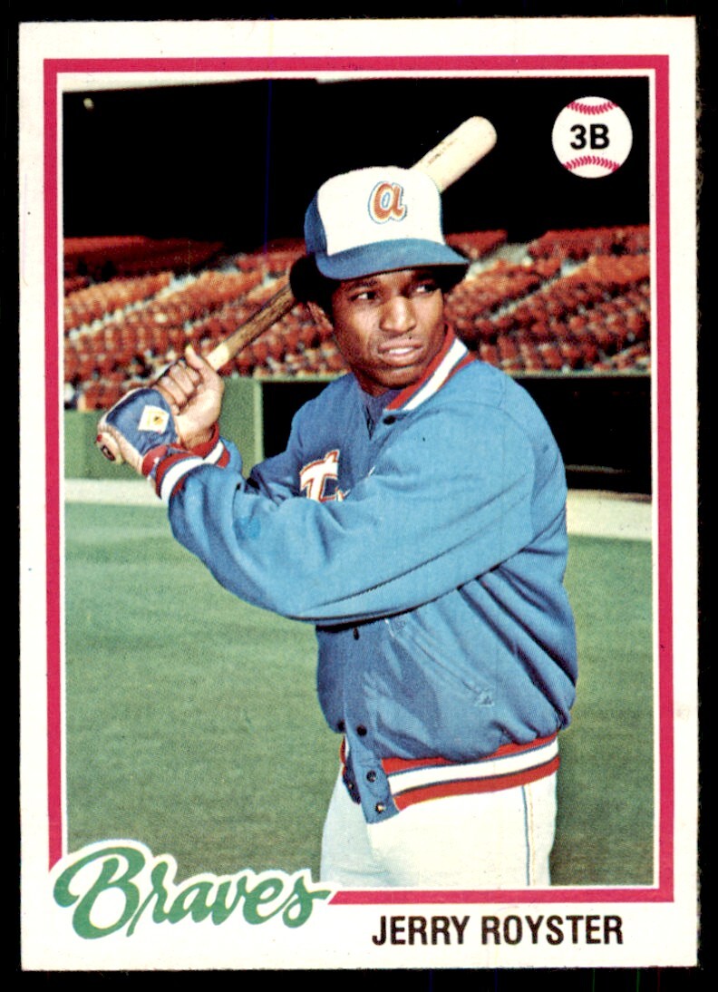 1978 TOPPS JERRY ROYSTER ATLANTA BRAVES #187 (103) | eBay