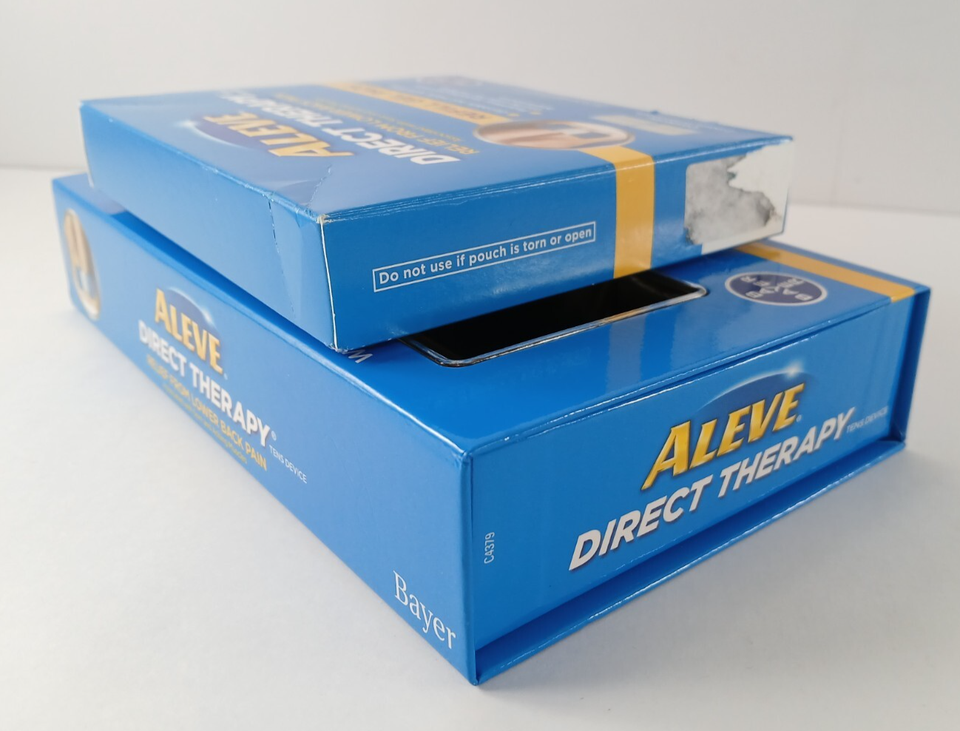 Aleve DIRECT THERAPY Lower Back Pain Relief TENS THERAPY DEVICE + Pads ...