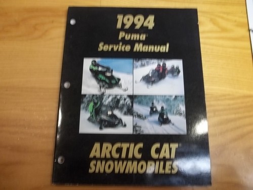 1994 ARCTIC CAT SNOWMOBILE PUMA SERVICE MANUAL P/N 2254-999 | eBay