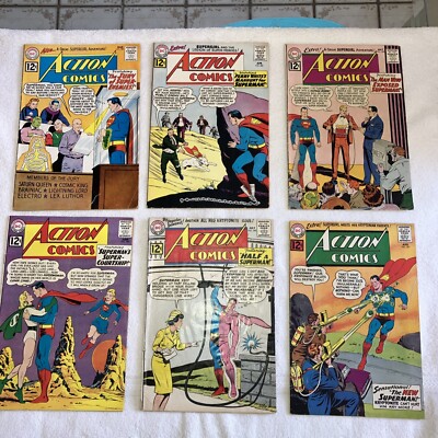 Lot Of 6-Silver Age Action Comics 286-291 (1962-63) VERY NICE RUN!!! | eBay