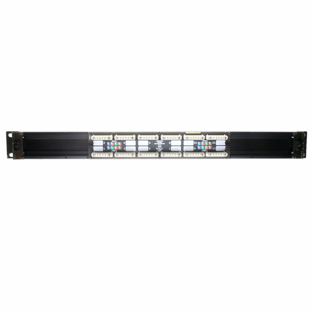 Pass & Seymour 12845-c5e 12-port Cat 5e Universal Wiring Rack-mount ...