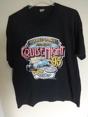 Vtg St. Ignace Michigan Cruise Night '95 June 23rd T-Shirt Men XL ...