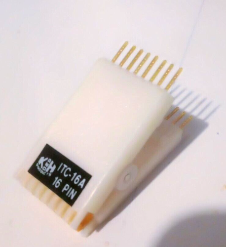 Programmer IC Test Clip, 16 Contacts, 1.27 mm, Gold Plated Contacts | eBay