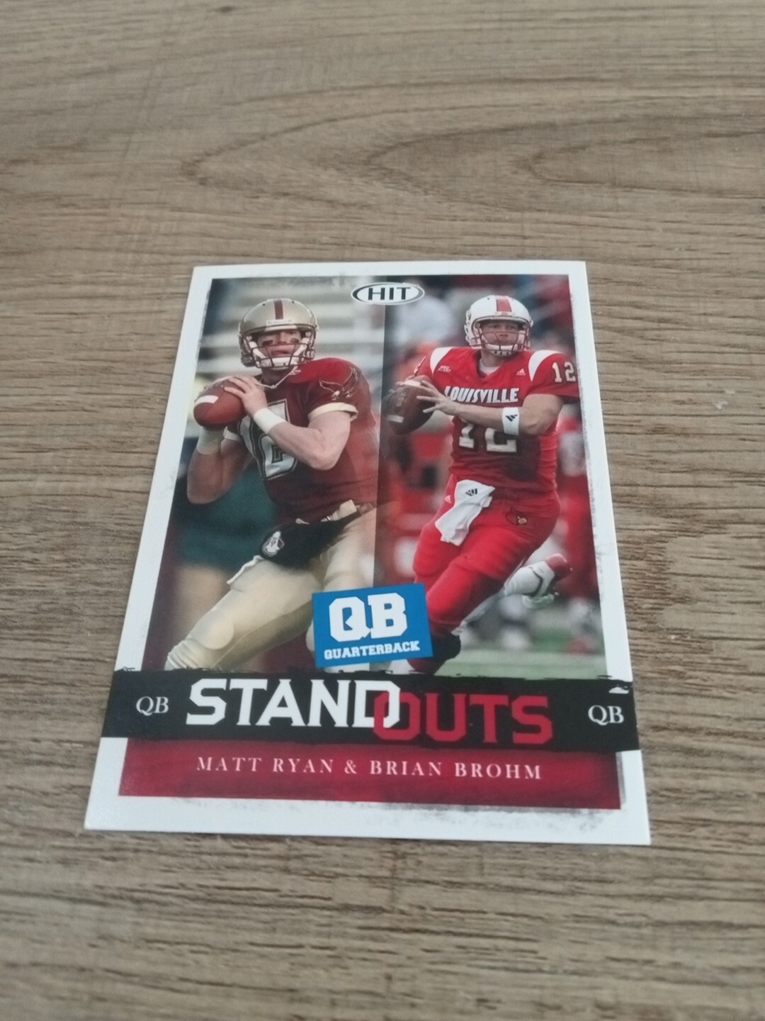 2008 SAGE HIT MATT RYAN BRIAN BROHM #63 BOSTON COLLEGE EAGLES ...