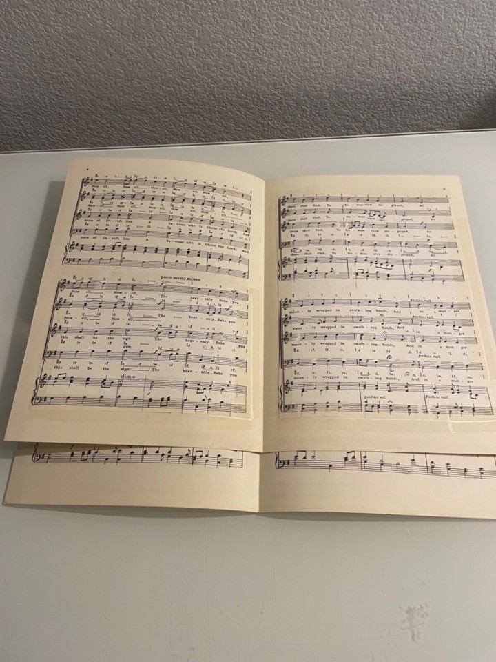 Oxford Choral Songs sheet music 1937 While Shepherd watched their ...