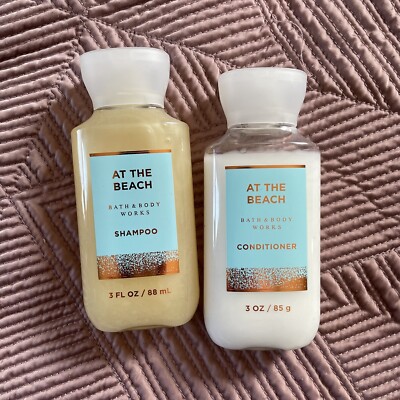 Bath & Body Works At The Beach Shampoo And Conditioner Travel Size NEW ...