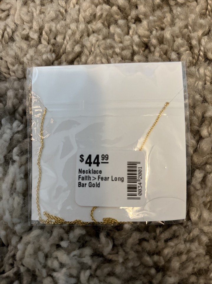 Skōsh Jewelry - Faith Fear - Gold Over Sterling Silver | eBay