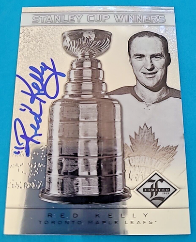 2012 Red Kelly Panini Limited Stanley Cup Winners Autograph on card ...