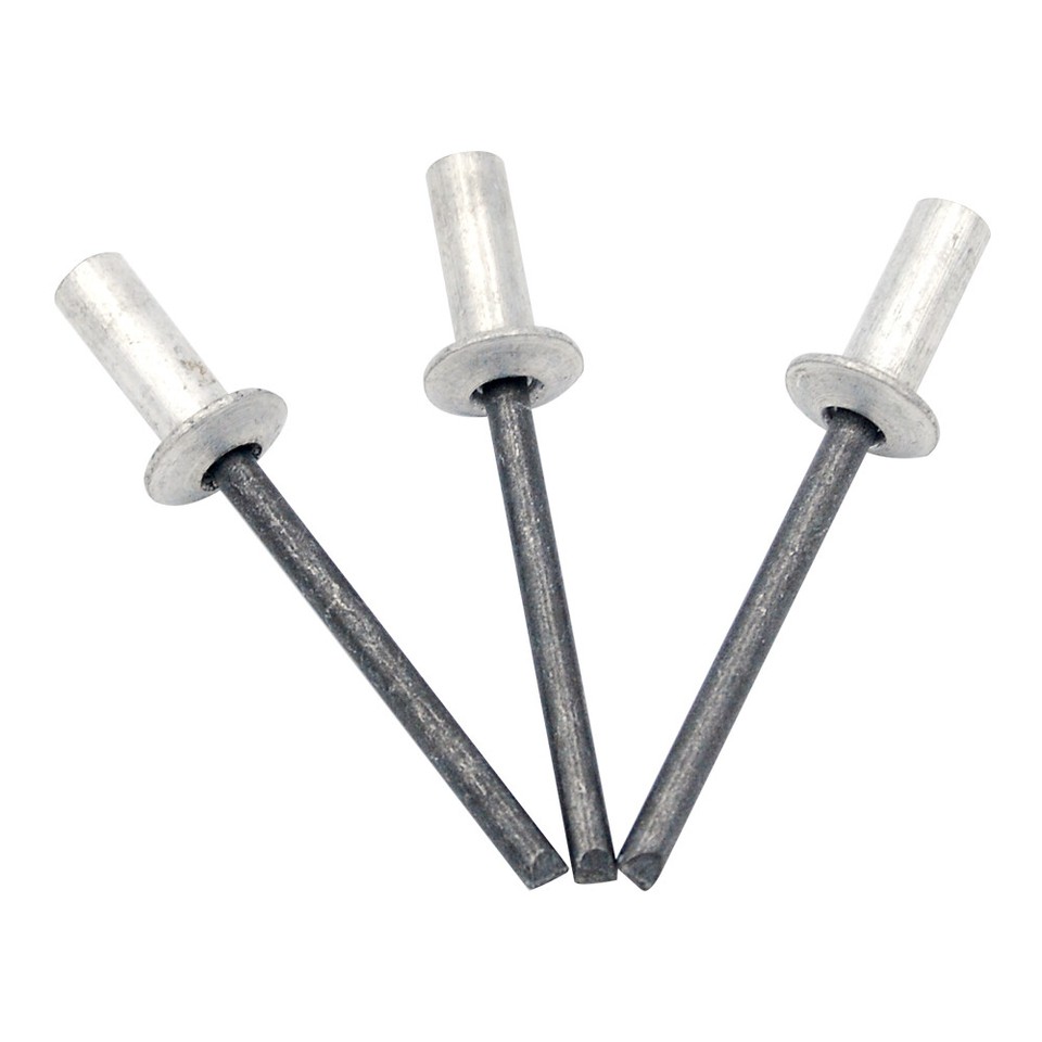 100pcs Aluminum Closed End Domed Blind Rivets 1/4" M6.4 Diameter ISO ...