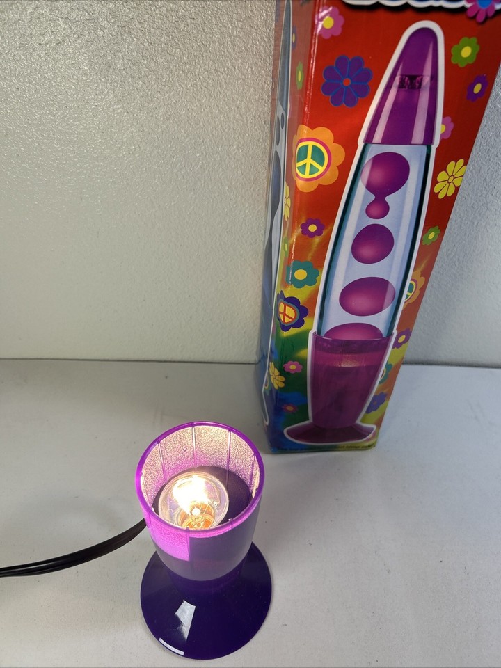 My Groovy Light 13.5 Inch Tabletop Lava Lamp Purple EUC | eBay