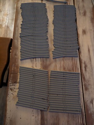 Lego Railway Train Blue Track parts lot Vintage 75 Curve 40 Straight 2 ...