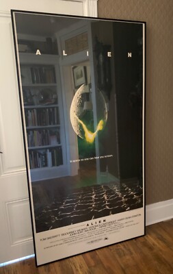 Alien 1979 Original Movie Theater Poster, Full Size Mounted and Framed ...