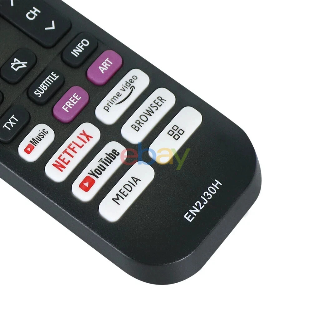 New Replacement EN2J30H For Hisense VIDAA Smart LED TV Remote Control ...