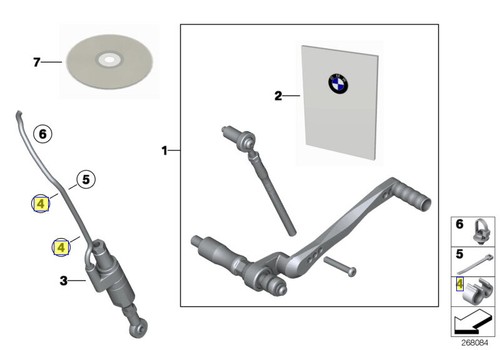 BMW Motorrad Cable Hose Pipe Clip Holder Clamp 7664098 34527664098 | eBay