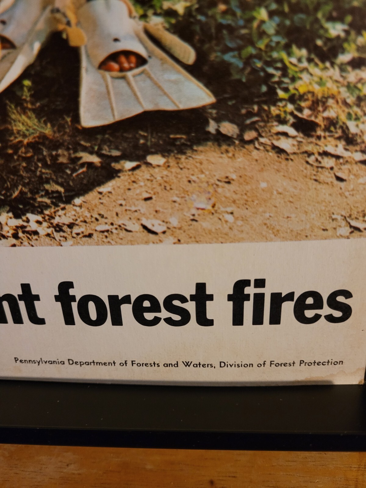 Vintage 1967 Smokey the Bear Forest Fire Prevention Poster 13" X 18.5 ...