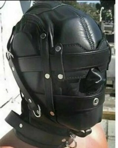 Genuine Leather Hood Mask Bondage | eBay