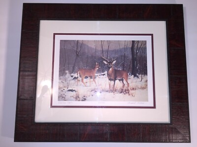 Limited Edition Keeping Vigil Lithograph by Gerald Lubeck, Handsigned ...