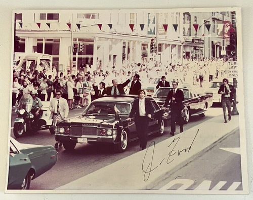 President Gerald Ford Motorcade 8x10 Color Photo Jerry No COA | eBay