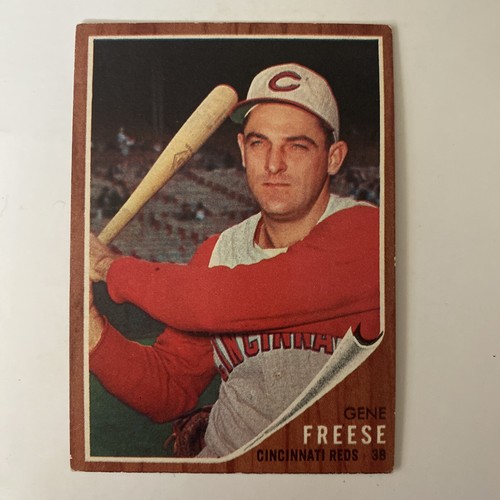 1962 Topps Baseball Gene Freese Cincinnati Reds Card #205 | eBay