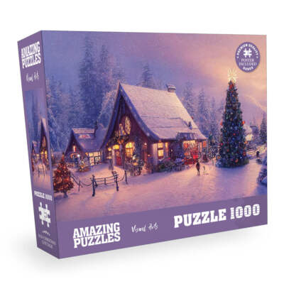 AMAZING PUZZLES 1000 Piece Jigsaw Puzzle for Kids and Adults 19x27in ...