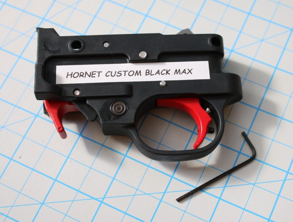 Hornet Custom Black Max RED/RED/OTTO Ruger 10/22 Trigger Assembly | eBay