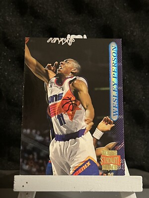 1996-97 Stadium Club Phoenix Suns #95 Wesley Person Basketball NBA Card ...