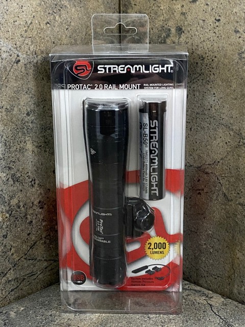 Streamlight ProTac 2.0 Rail Mount Long Gun Light Kit 89009 2000 Lumens ...