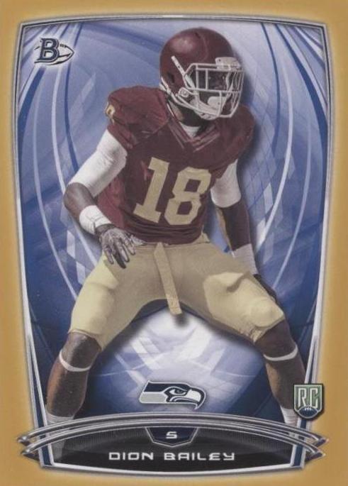 2014 Bowman - Rookies Dion Bailey #41 Gold /399 (RC) for sale online | eBay