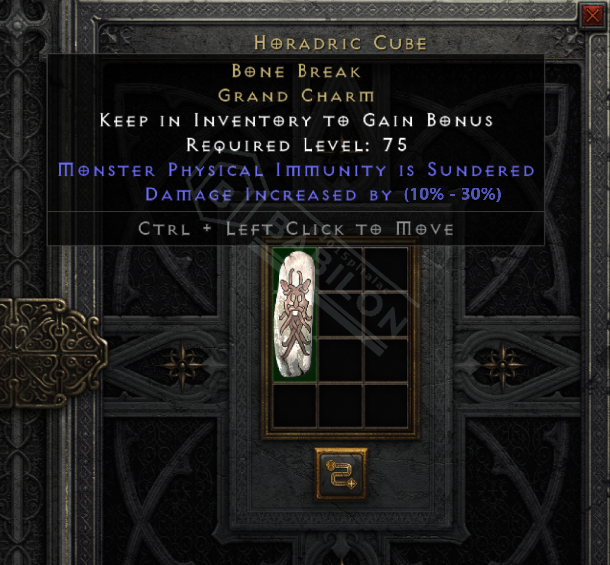 PC PS4 PS5 XBOX SWITCH LADDER Immunity Sundered Charm DIABLO 2 ...