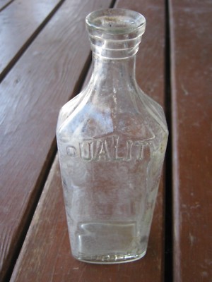 Original Antique Vintage Old Embossed PURITY QUALITY bottle | eBay