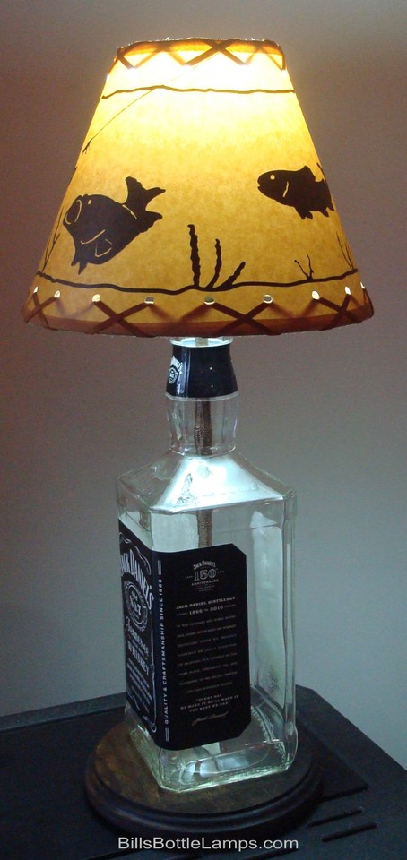 FISH Table Light Cabin Cottage LAMP SHADE Clip-On Bulb Style 9" inch ...
