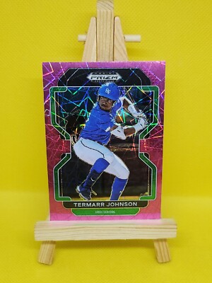 2022 Termarr Johnson Panini Draft Picks Pink Velocity Prizm Card #PDP4 ...
