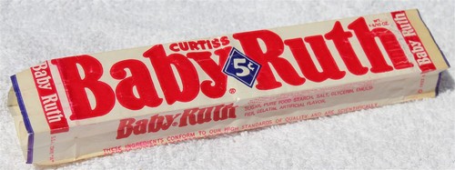 ©1952 Curtiss 5¢ Baby Ruth Candy Bar Wrapper w/Baby Ruth Cookie Recipe ...