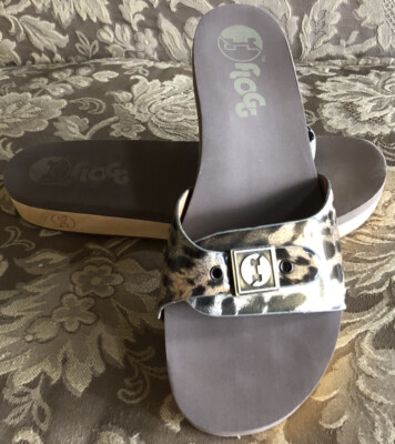 Flogg NIKITA Wooden Vintage Inspired Slide Platform Sandals Women Sz 8. ...