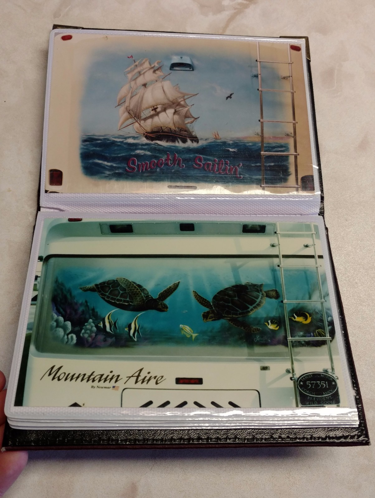 RV Art 24 Page Photo Album Portfolio Pinstriping Motorhome Airbrush ...