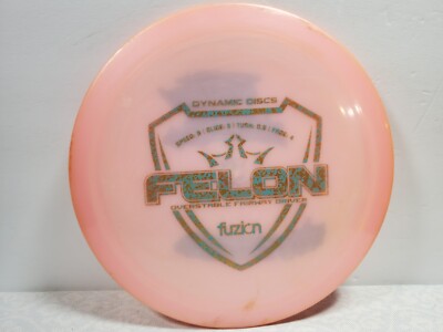 Dynamic Discs Felon Fuzion 175 grams Pink disc golf | eBay
