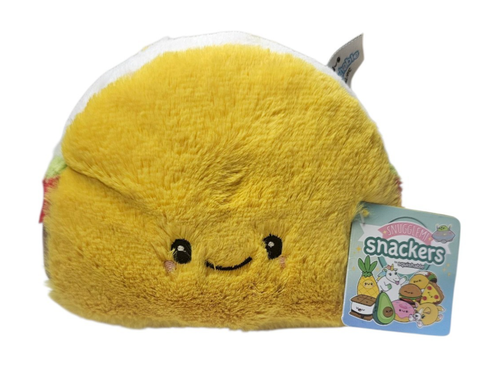 NWT Snugglemi Snackers Squishable Yellow Taco Plush 5" x 7" Bite Size Buddies 400406769912| eBay
