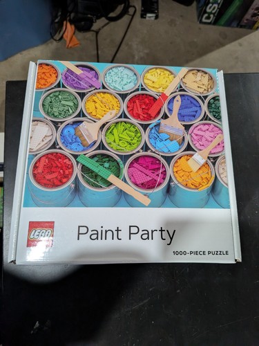 LEGO Paint Party Jigsaw Puzzle 1000 pieces 25" x 20" Family Fun New | eBay
