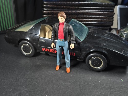 Vintage 1983 Knight 2000 Rider KITT Voice Car & Michael Knight Figure ...