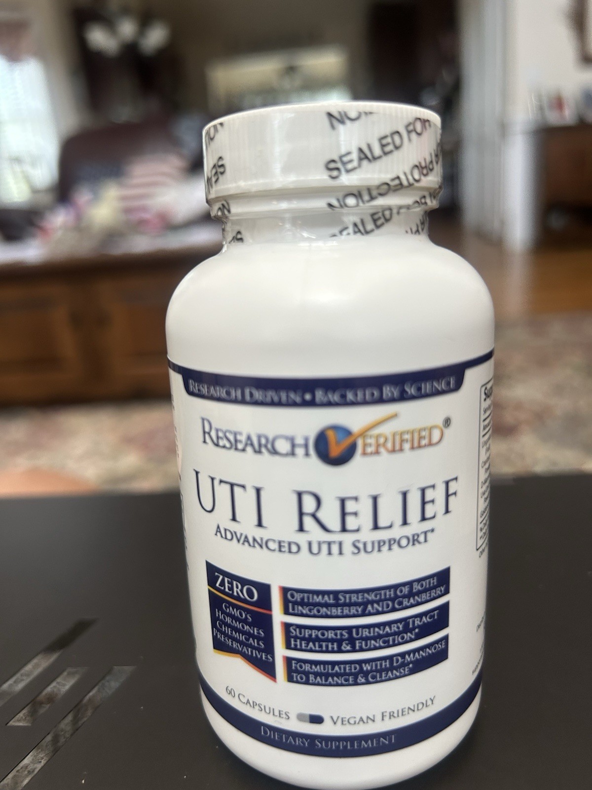Research Verified UTI Relief Advance UTI support 60 Tablets Exp 1/2027 ...